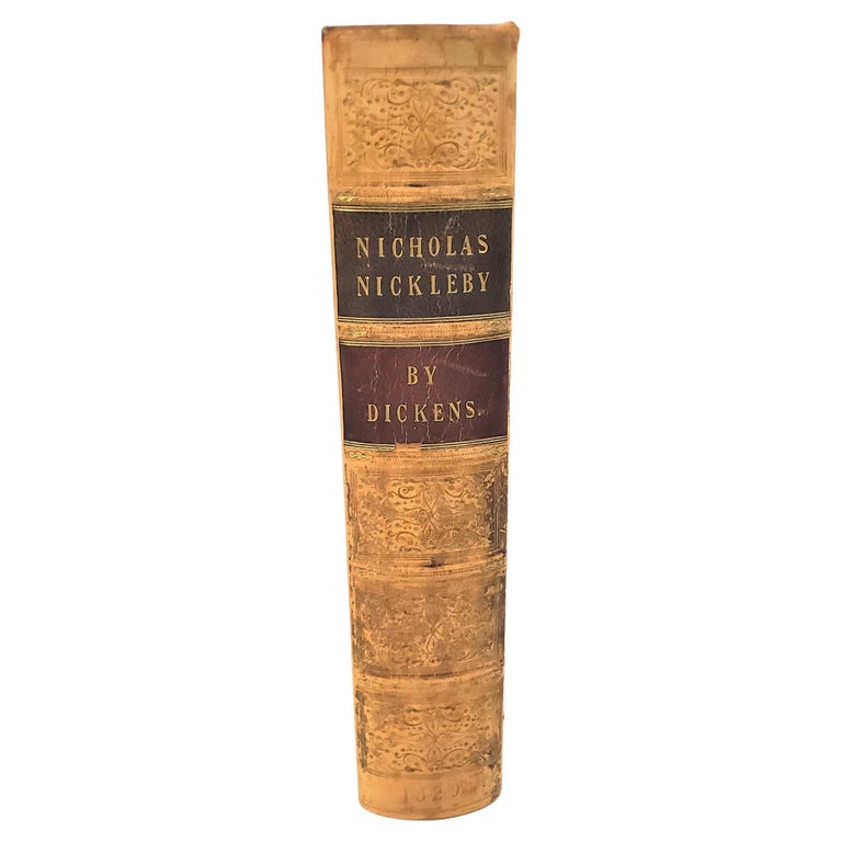 Antique Charles Dickens First Edition Nicholas Nickleby 1839 Chapman ...