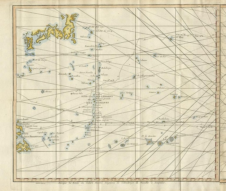 Antique Chart of the Mid-Pacific Ocean by Anson, 'c.1784' For Sale at ...