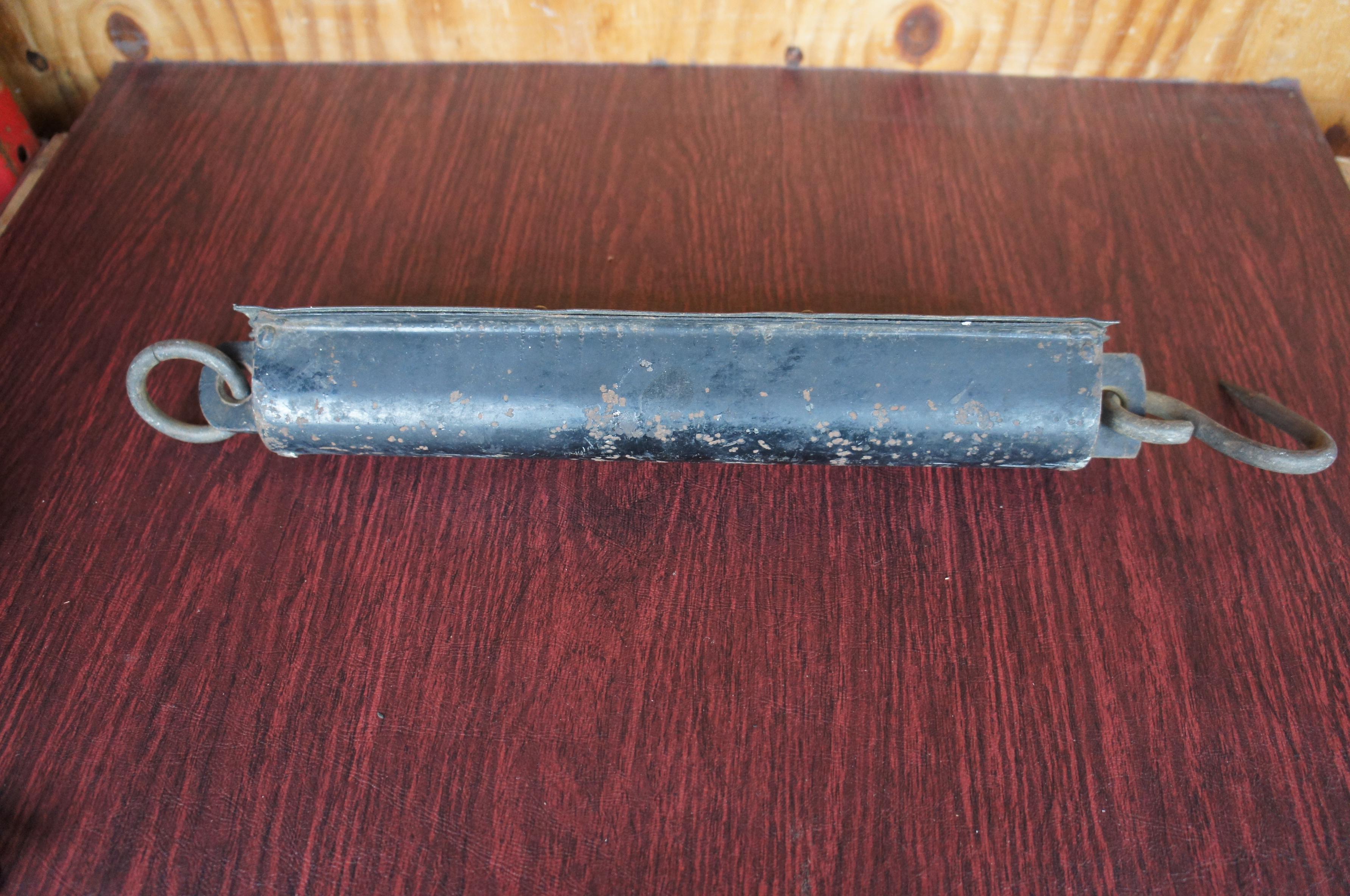 Antique Chatillons Brass Spring Balance 120lb Industrial Farm Scale New ...