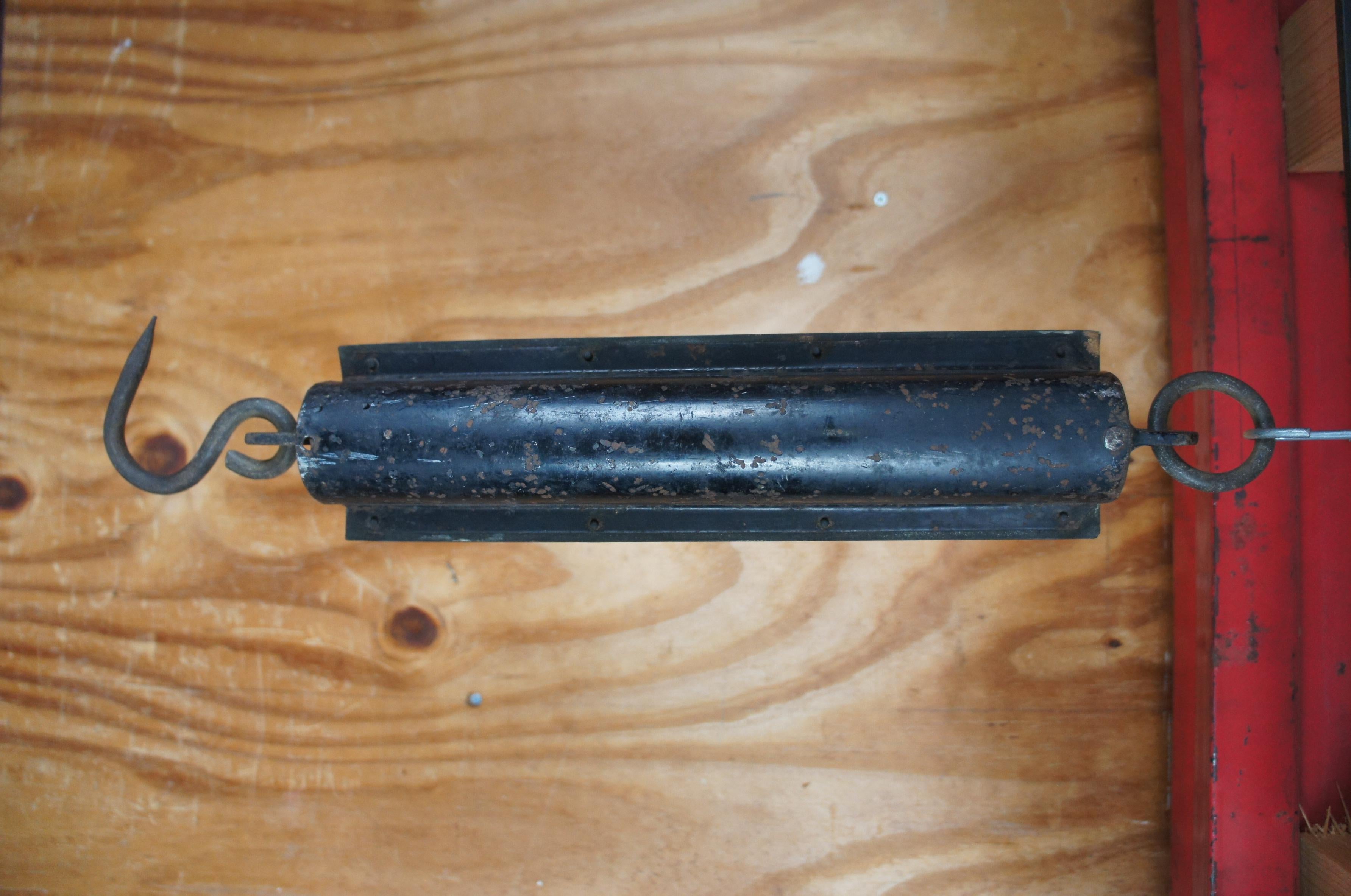 Antique Chatillons Brass Spring Balance 120lb Industrial Farm Scale New ...