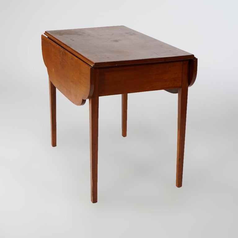 Antique Cherry Pembroke Drop Leaf Table Circa 1820 For Sale at 1stDibs