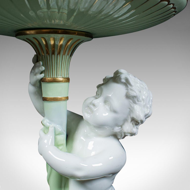 Antique Cherub Compote Dish, English, Decorative Putti, Grape Bowl ...