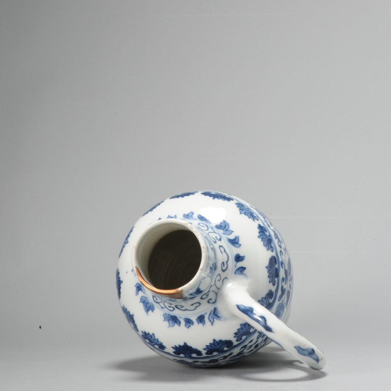 Antique Chinese 17C Chongzhen Period Chinese Porcelain Ewer Floral ...