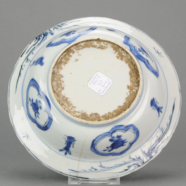 Antique Chinese 17th Century Porcelain Ming/Transitional Kraak Klapmuts ...