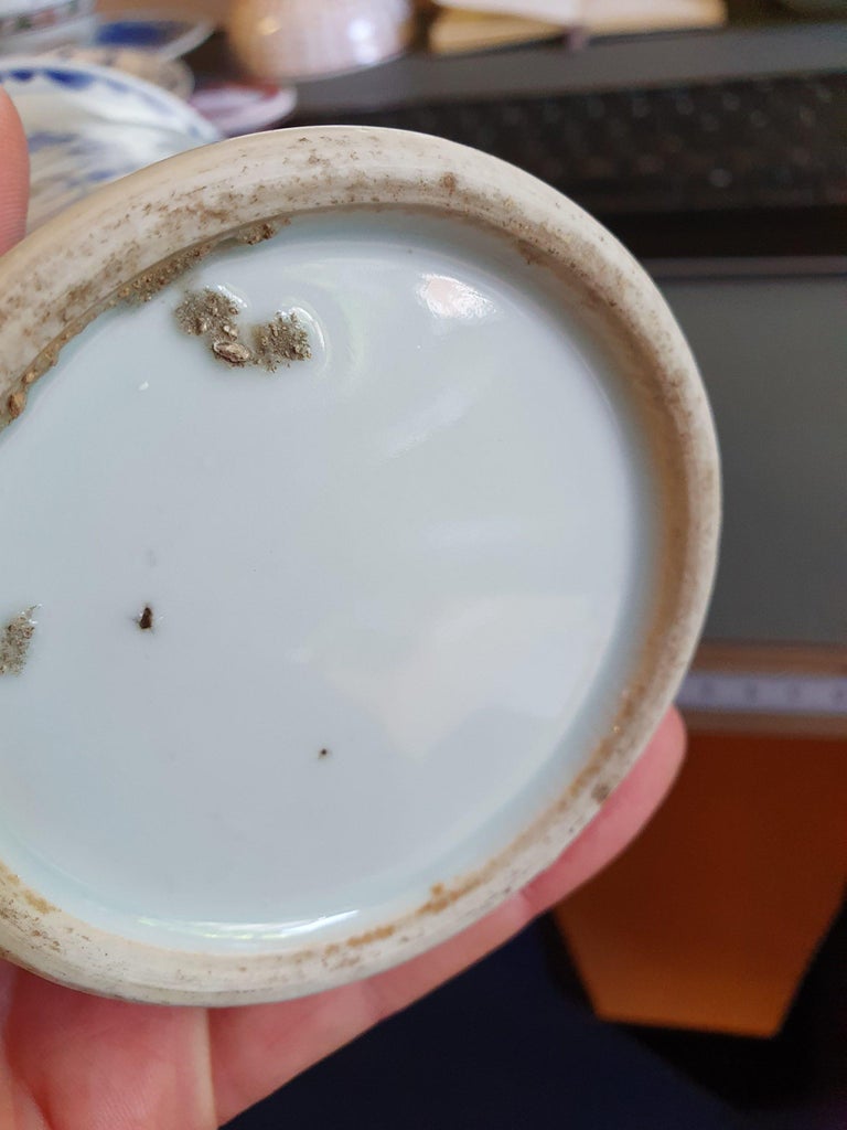 Antique Chinese Transitional China Porcelain Dutch Silver Beaker Shape ...