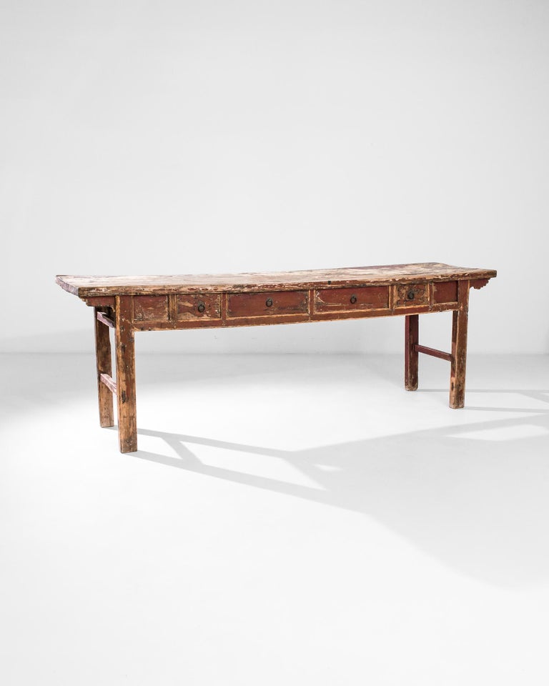 Antique Chinese Altar Table with Original Patina For Sale at 1stDibs