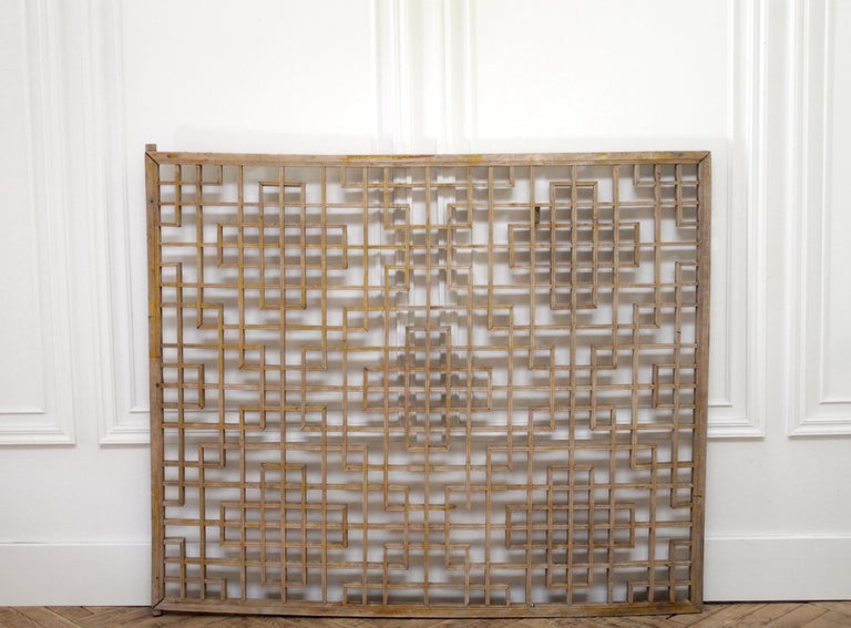 Antique Chinese Architectural Wall Hanging Screen at 1stDibs