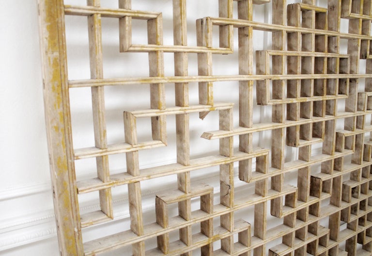 Antique Chinese Architectural Wall Hanging Screen at 1stDibs