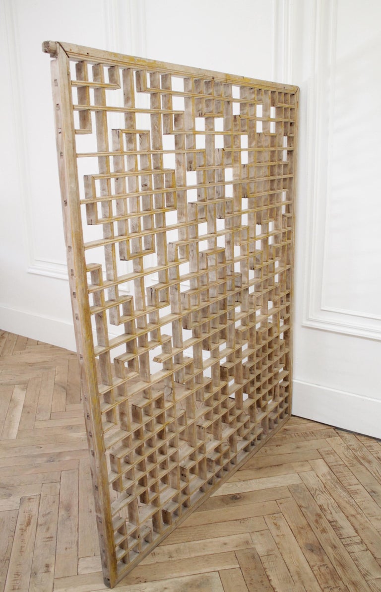 Antique Chinese Architectural Wall Hanging Screen at 1stDibs