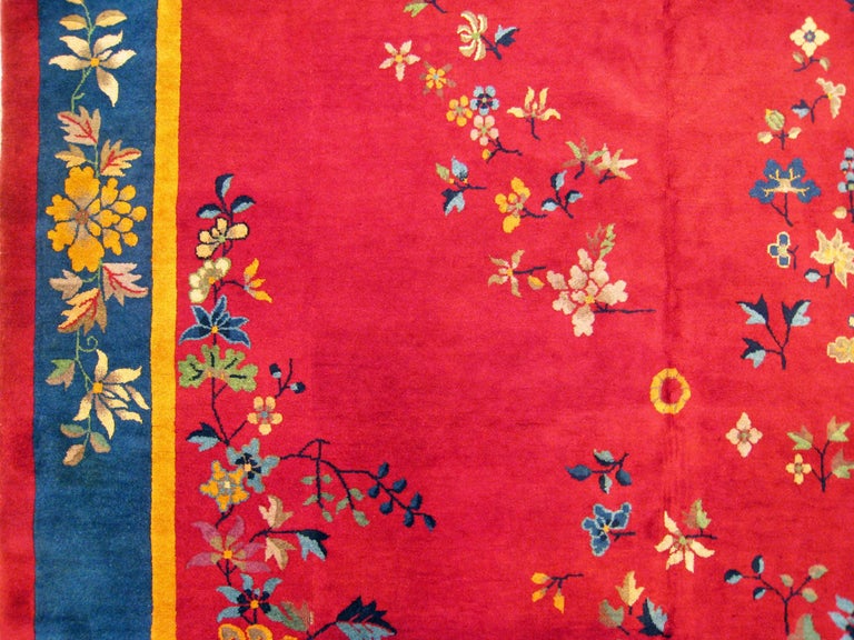 Antique Chinese Art Deco Oriental Rug, in Room Size W Chinese Motifs ...