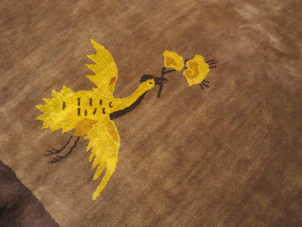 Antique Chinese Art Deco Rug at 1stDibs