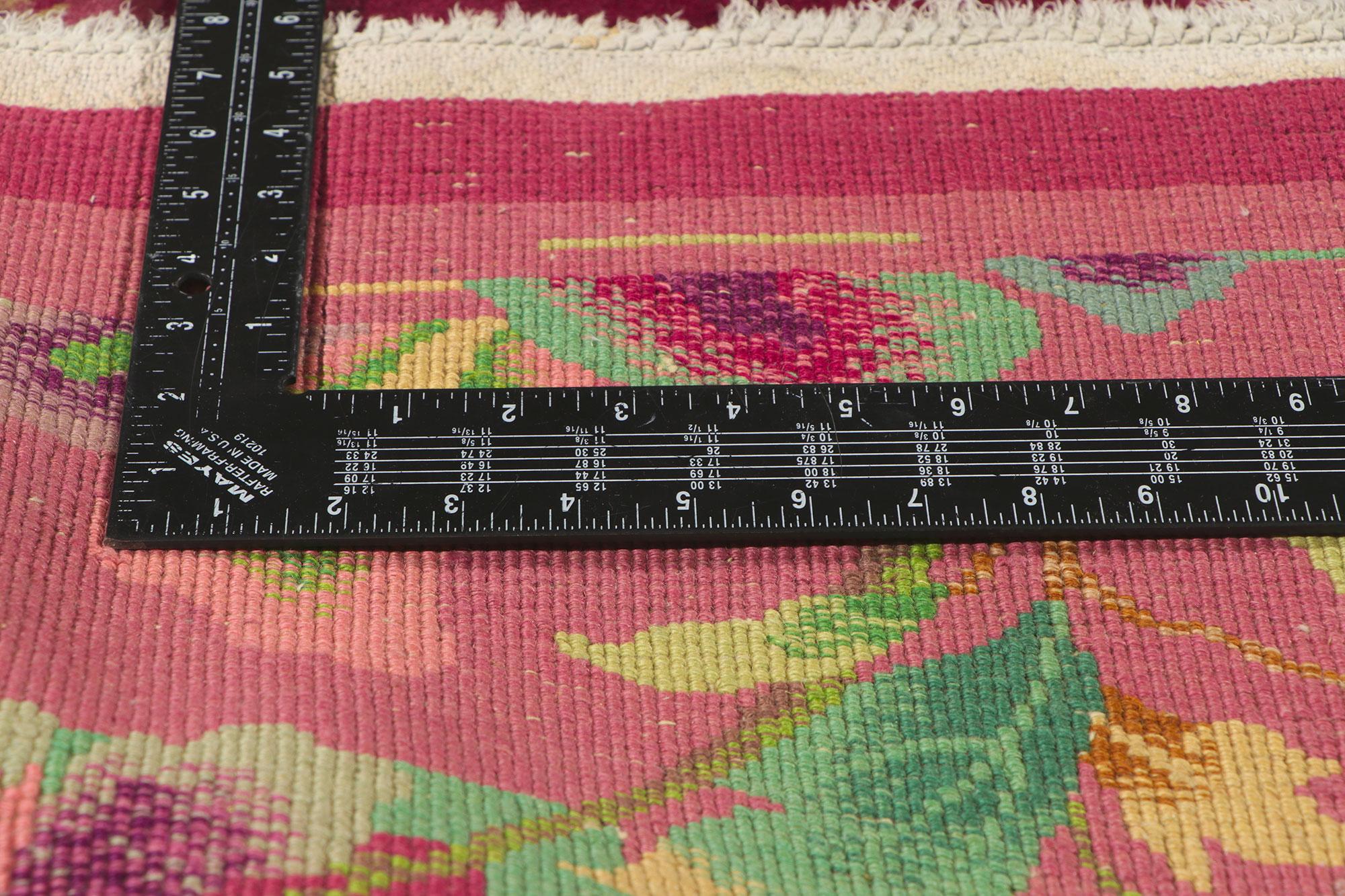 Antique Chinese Art Deco Rug Inspired by Walter Nichols For Sale at 1stDibs