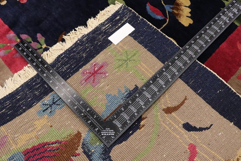 Antique Chinese Art Deco Rug Inspired by Walter Nichols with Jazz Age ...