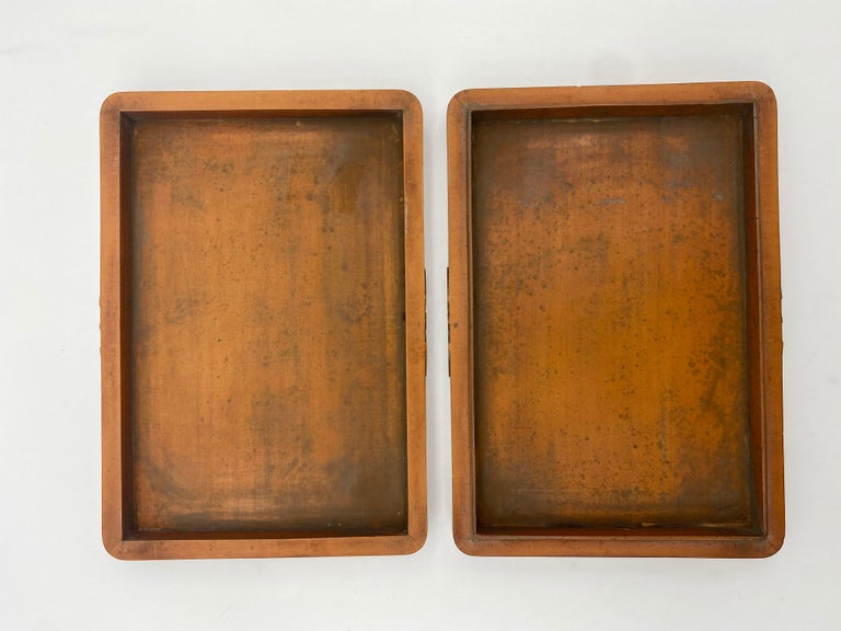 Antique Chinese Bamboo Yellow Box For Sale at 1stDibs