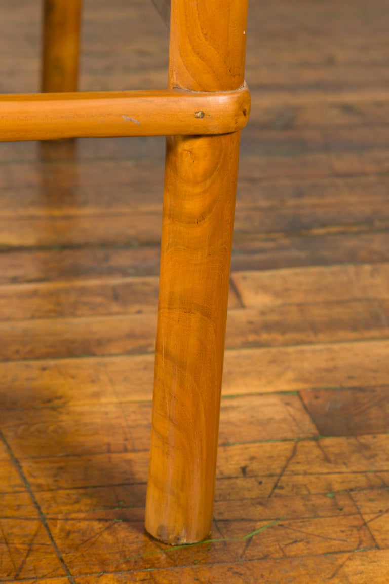 Antique Chinese Early 20th Century Coffee Table with Pillar Strut ...