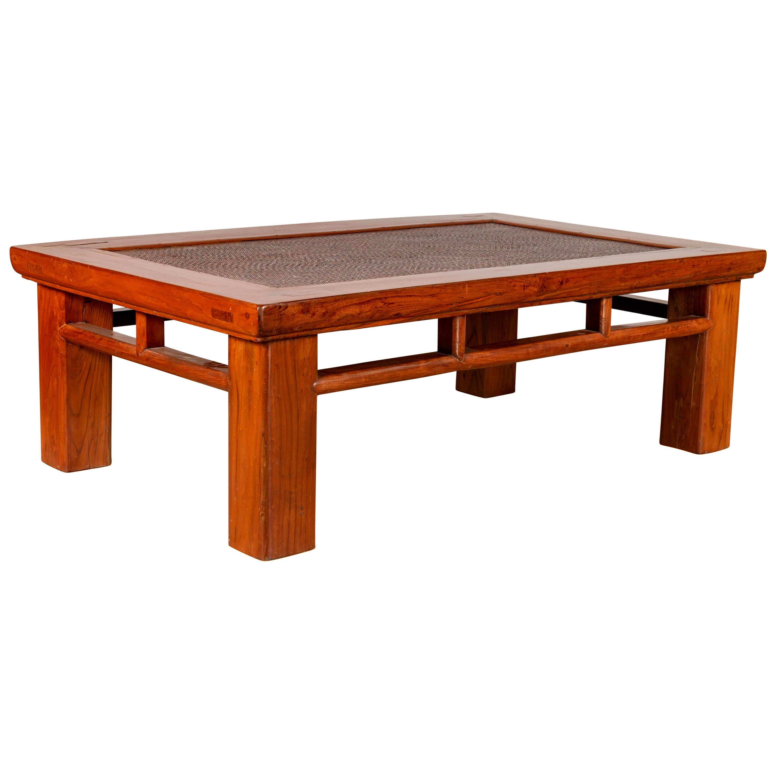 Antique Chinese Three-Legged Occasional Table with Inset Marble Top and ...