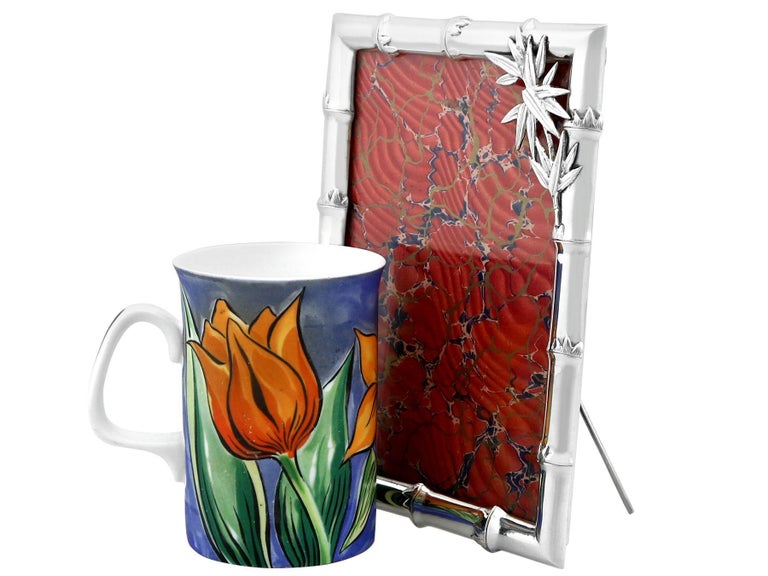 Antique Chinese Export Silver Photograph Frame For Sale at 1stDibs