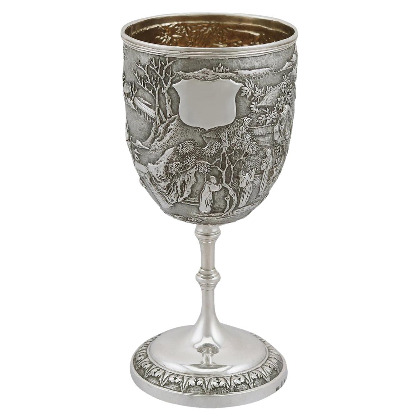 Chinese Export Silver Box at 1stDibs