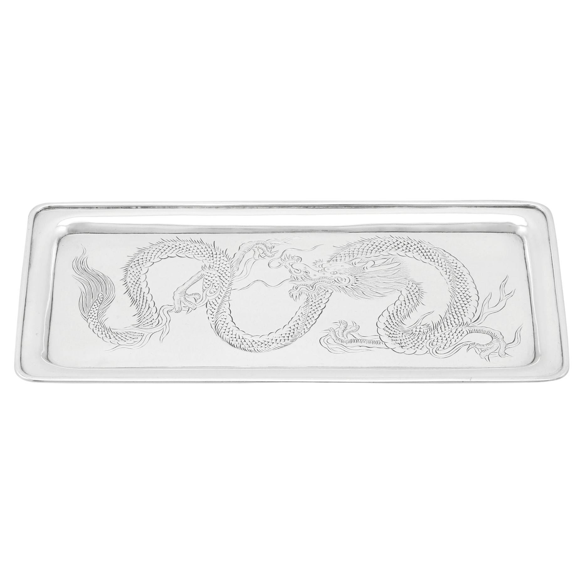 Antique Chinese Solid Silver Immortal Figures, Feng Xiang, circa 1880 ...