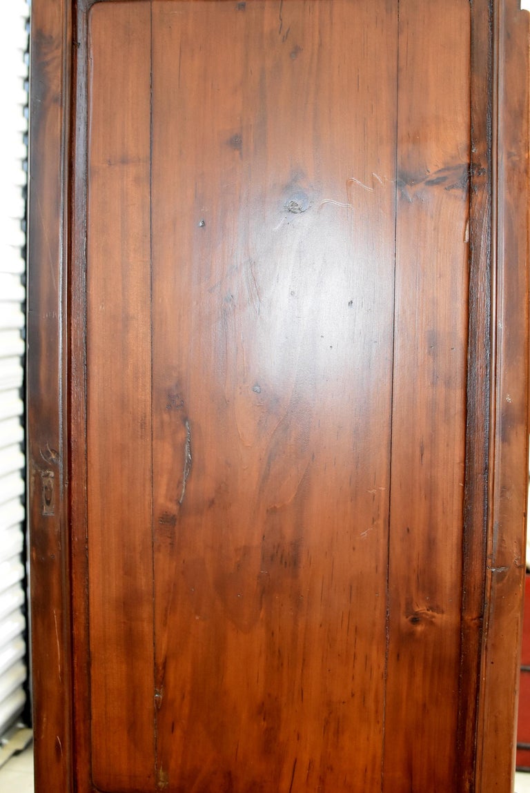 Antique Chinese Glass Curio Cabinet, Bone Inlaid Two-Tier Ming Style at ...