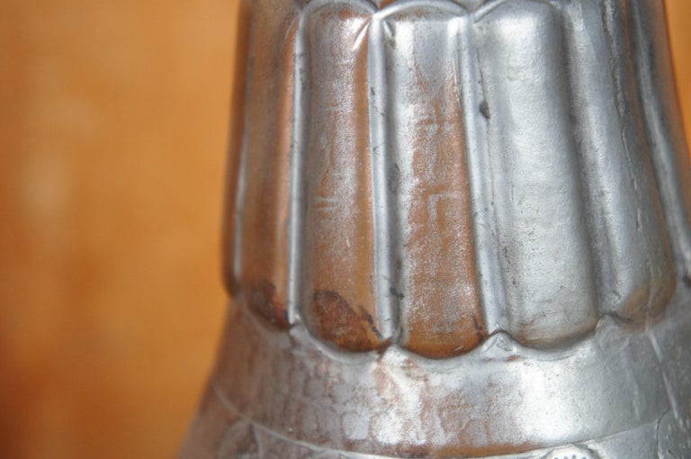 Antique Chinese Hammered Embossed Copper Water Can Pitcher Ewer Jug For ...