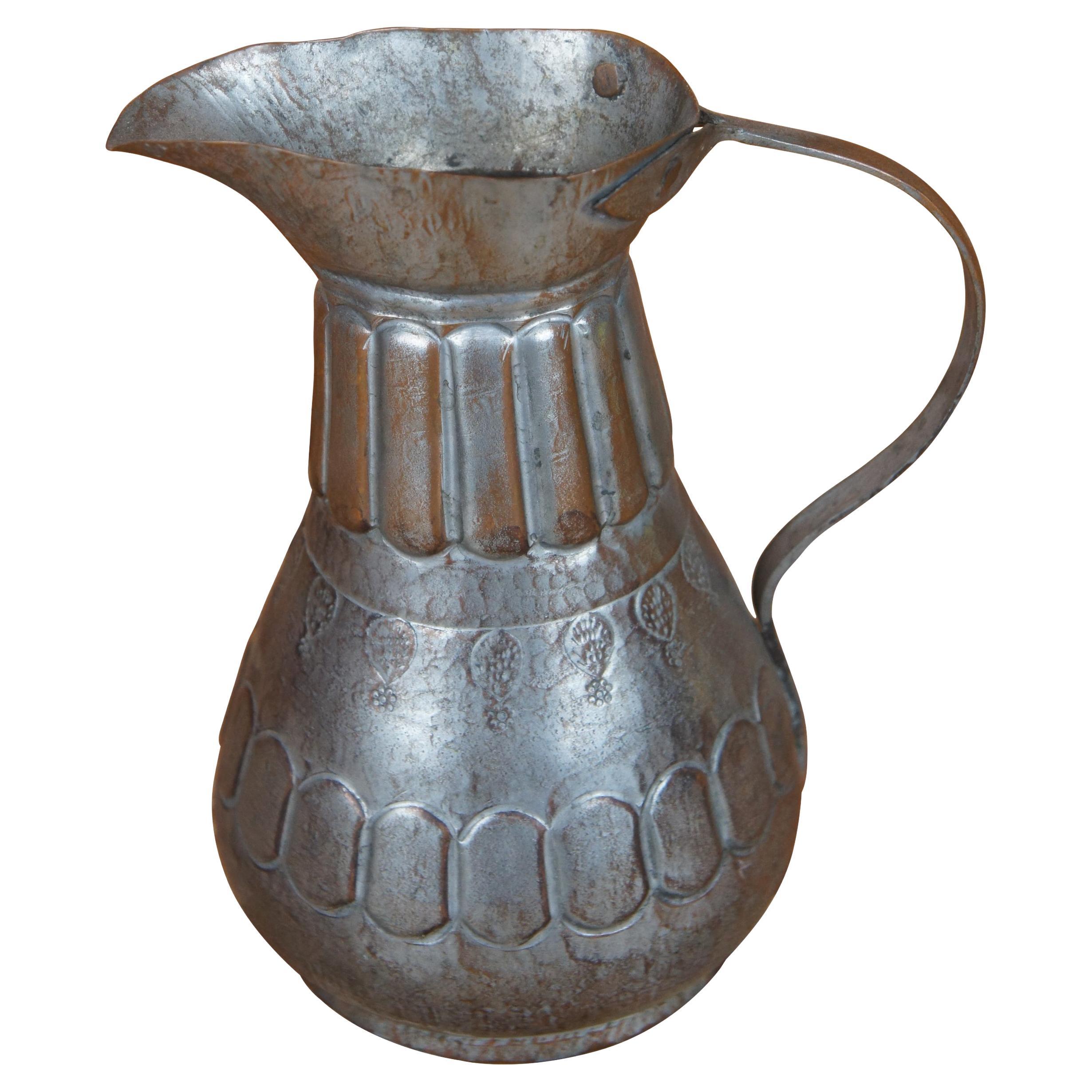 Rare Spanish Copper Ewer, circa 1800 For Sale at 1stDibs