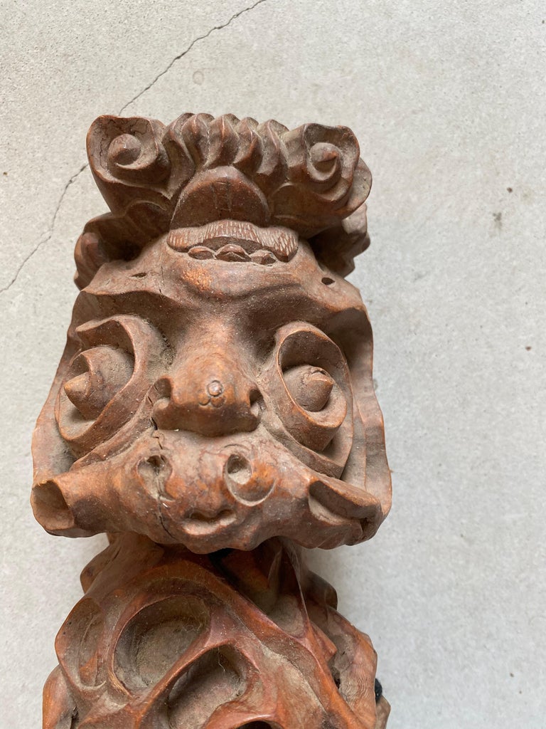 Antique Chinese hand carved RUYI (Good Fortune) Scepter For Sale at 1stDibs