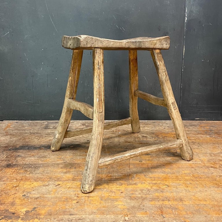 Antique Chinese Hand-Carved Wood Elm Writing Console Entryway Table Pi ...