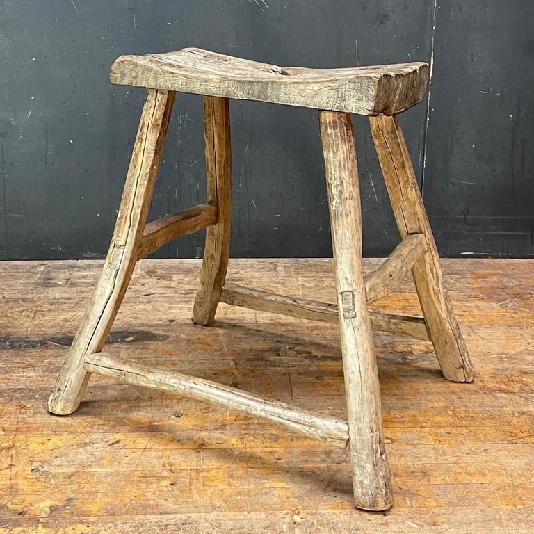 Antique Chinese Hand-Carved Wood Elm Writing Console Entryway Table Pi ...