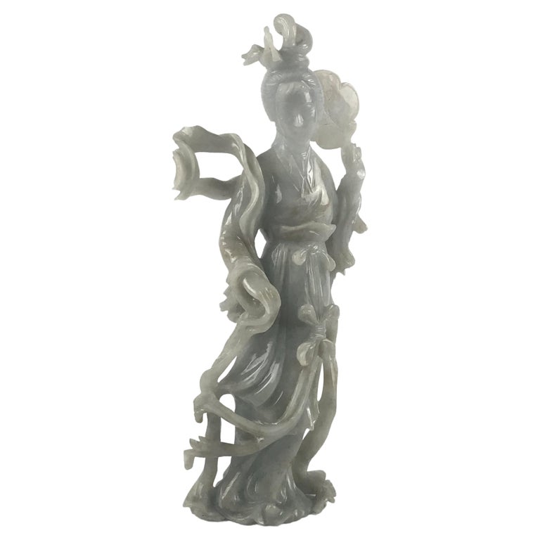 Antique Chinese Jade circa 1920 Oriental Sculpture at 1stDibs