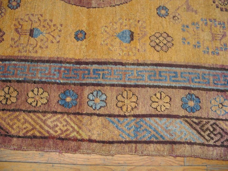 Antique Chinese Khotan Rug For Sale at 1stDibs