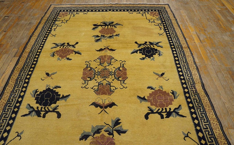 Antique Chinese Khotan Rug 5' 4'' x 8' 0'' For Sale at 1stDibs