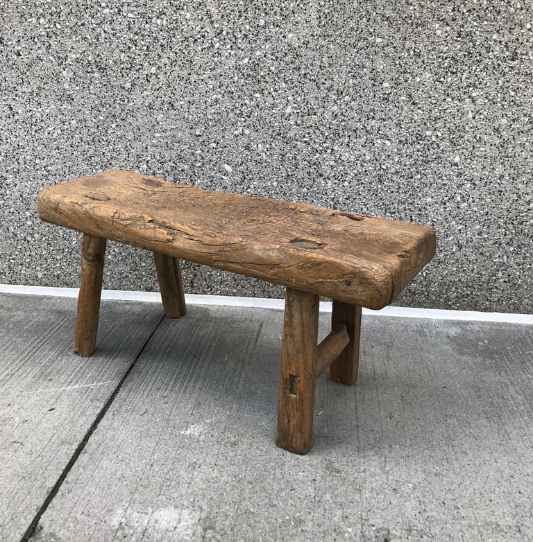 Antique Chinese Low Stool For Sale at 1stDibs