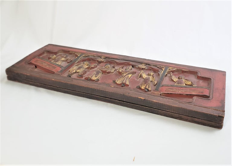 Antique Chinese Mahjong Game Set in Fitted Carved and Polychrome ...