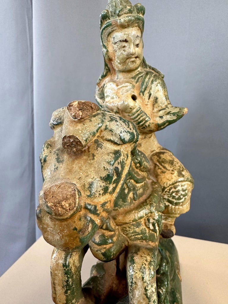 Antique Chinese Ming Dynasty-Style Equestrian Roof Tile, 18th C. For ...