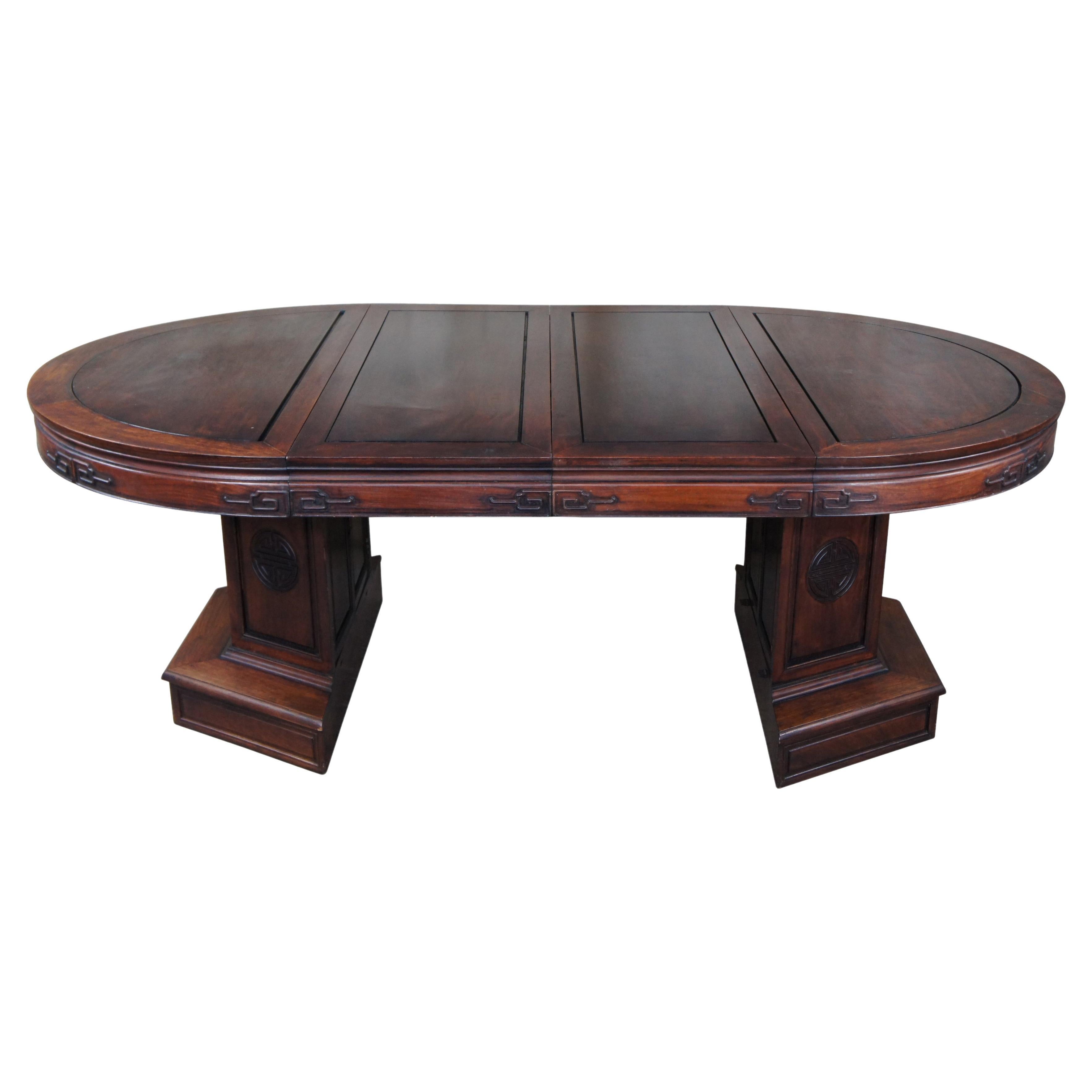 Antique Anglo-Indian Rosewood Extending Dining Table For Sale at 1stDibs