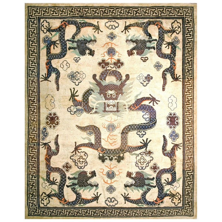 Antique Chinese, Mongolian Rug For Sale at 1stDibs