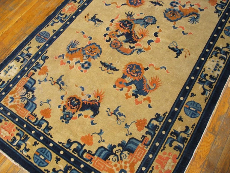 Antique Chinese, Ningxia Rug For Sale at 1stDibs