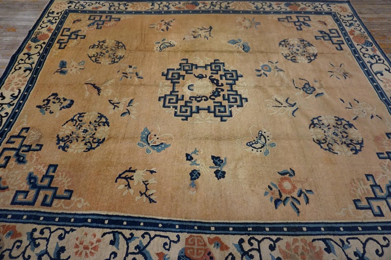 Late 19th Century Chinese Ningxia Carpet ( 8' x 9'6" - 245 x 290 ) For ...