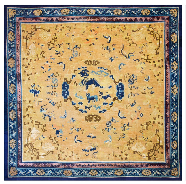 Antique Chinese Ningxia Rug For Sale at 1stDibs