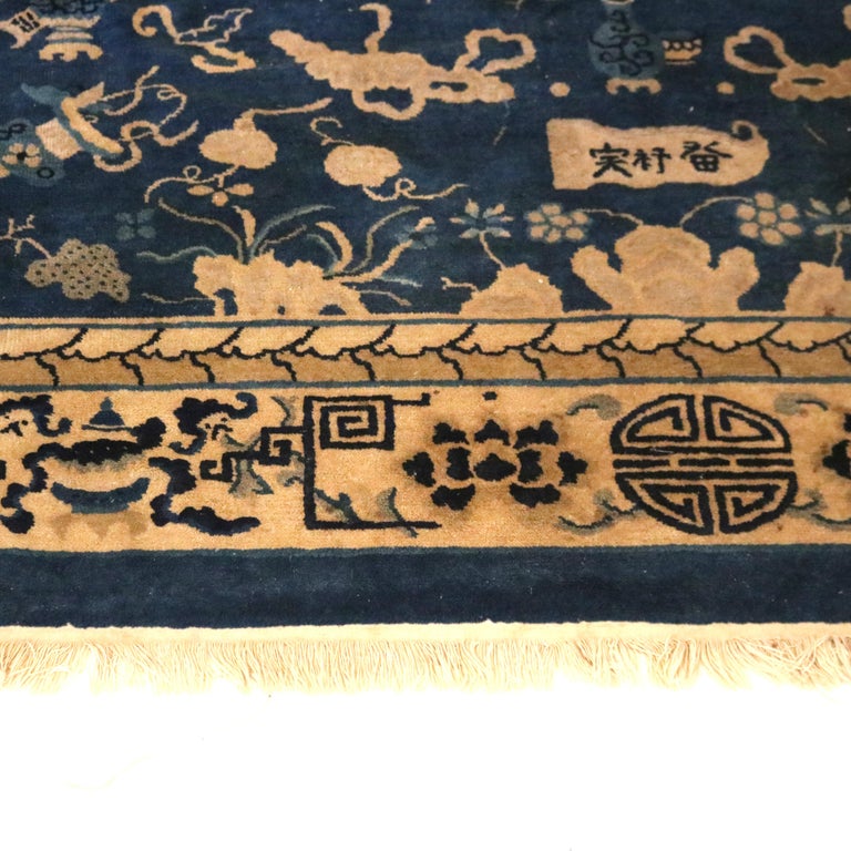 Antique Chinese Peking Oriental Rug, circa 1910 For Sale at 1stDibs