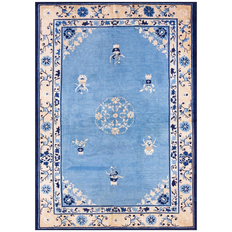 Antique Chinese Peking Rug For Sale at 1stDibs