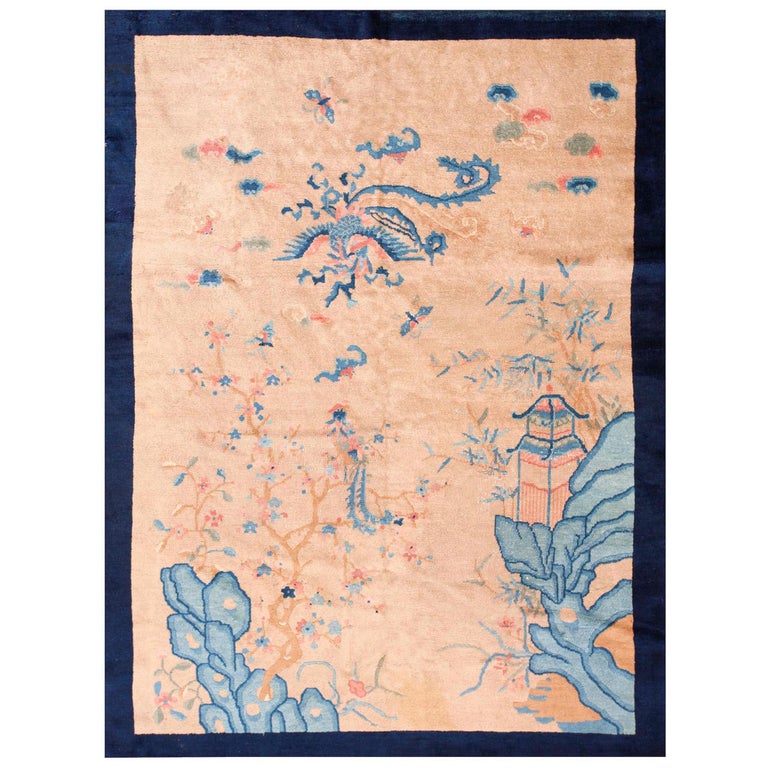 Antique Chinese Peking Rug 5' 3" x 7' 0" For Sale at 1stDibs
