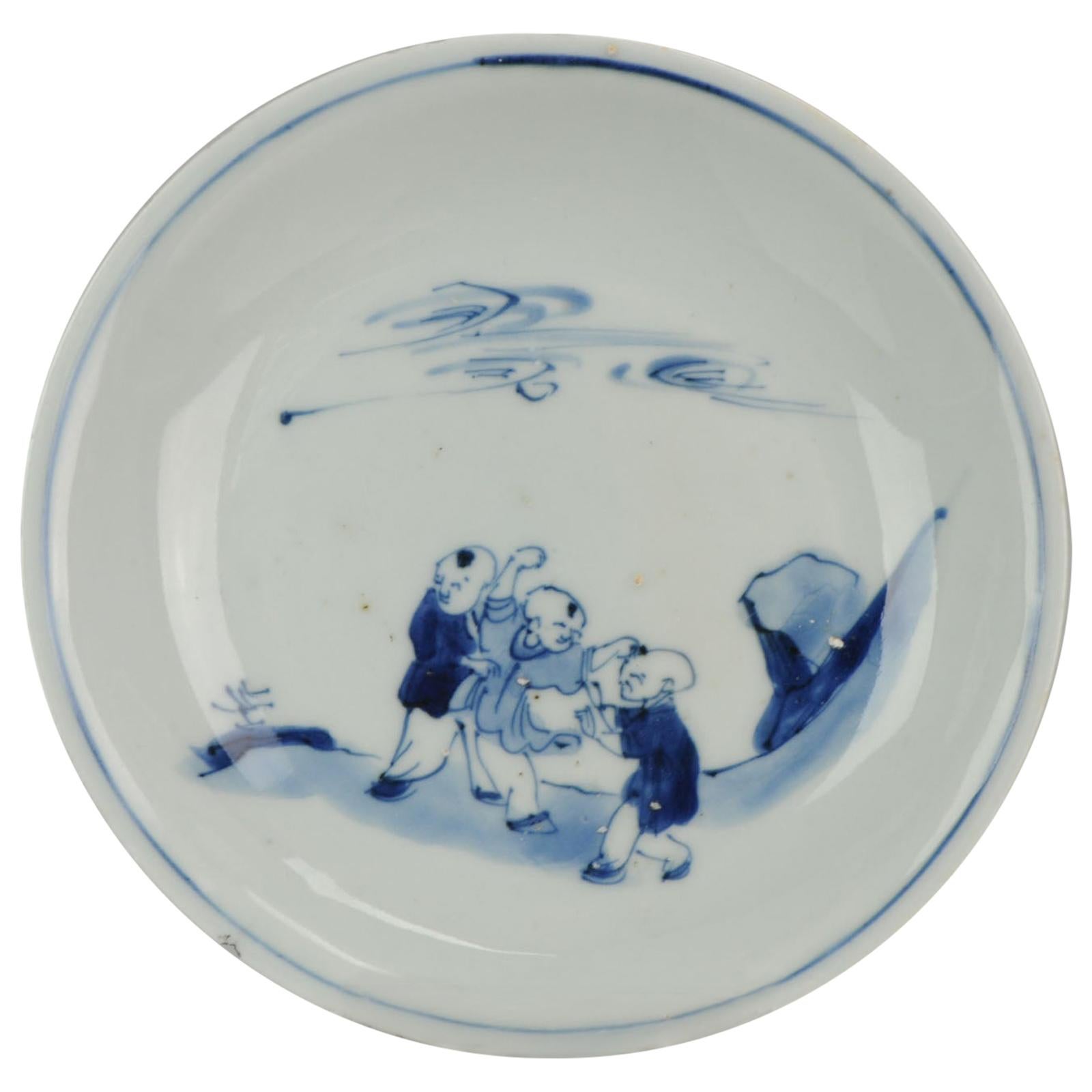 Antique Chinese Porcelain Ming Transitional China Plate Zhangzhou Verte ...