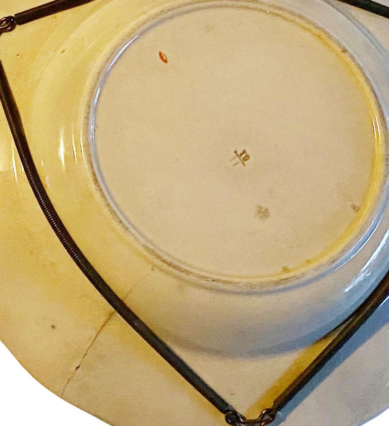 Antique Chinese Polychrome Plates, a Pair For Sale at 1stDibs