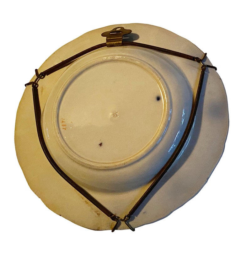 Antique Chinese Polychrome Plates, a Pair For Sale at 1stDibs