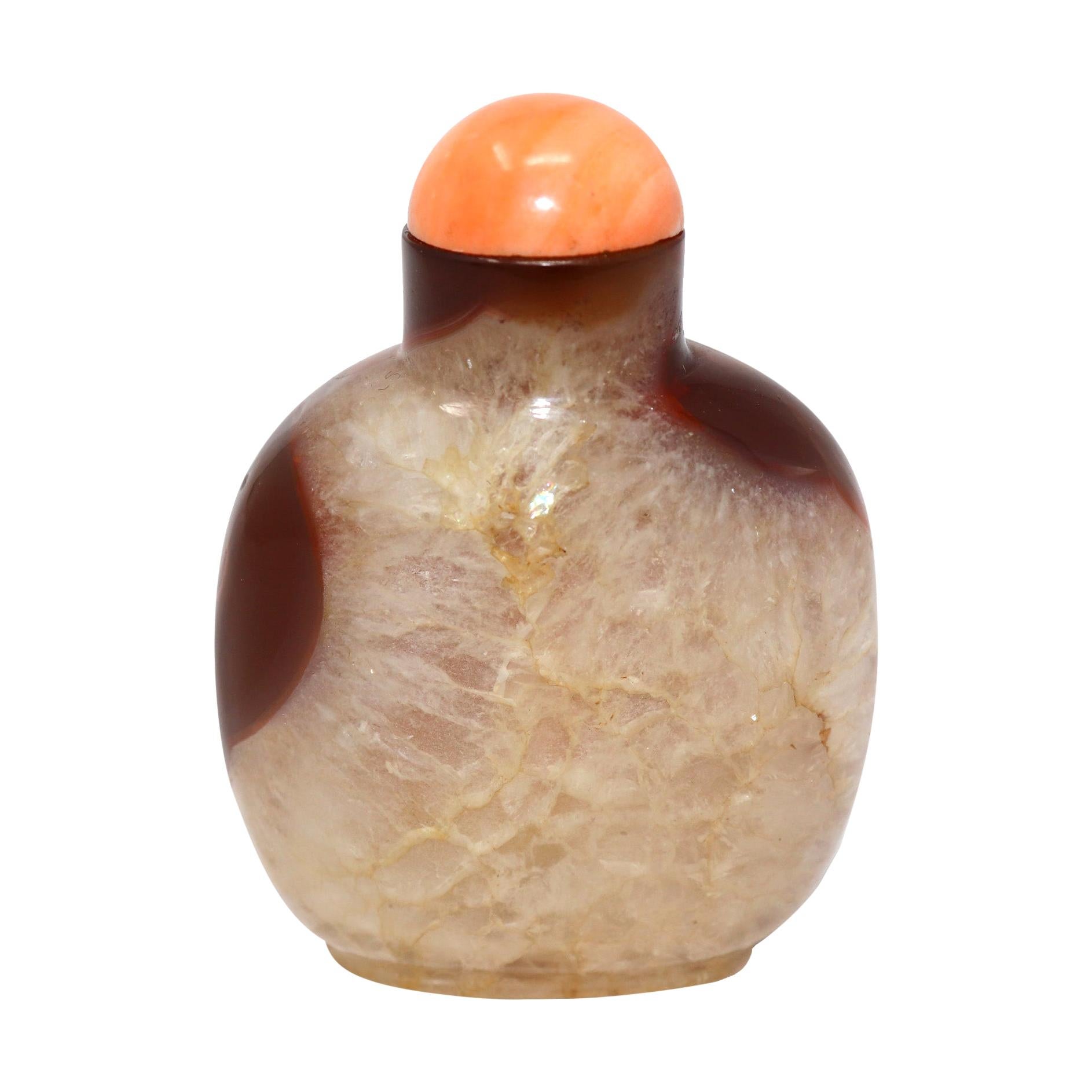 Antique Chinese Quartz Snuff Bottle For Sale at 1stDibs
