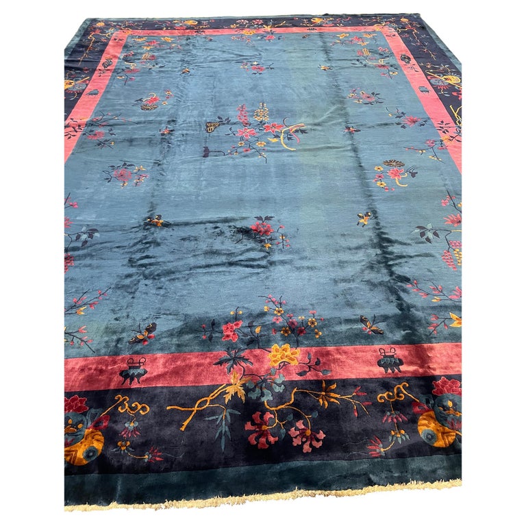 Antique Chinese Rug Antique Walter Nichols Art Deco Rug Large Chinese ...