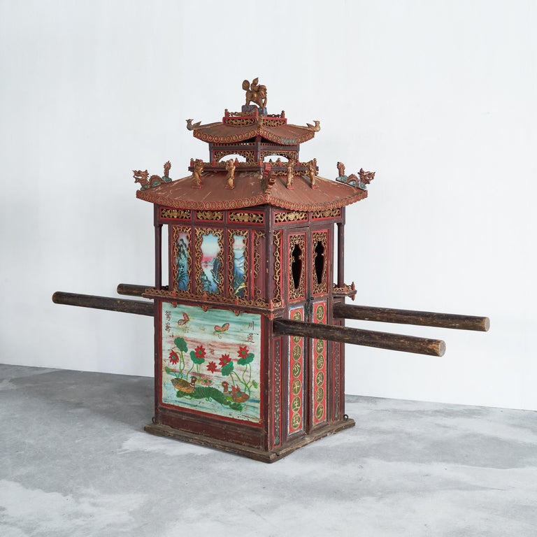 Antique Chinese Sedan Chair, 1890s For Sale at 1stDibs