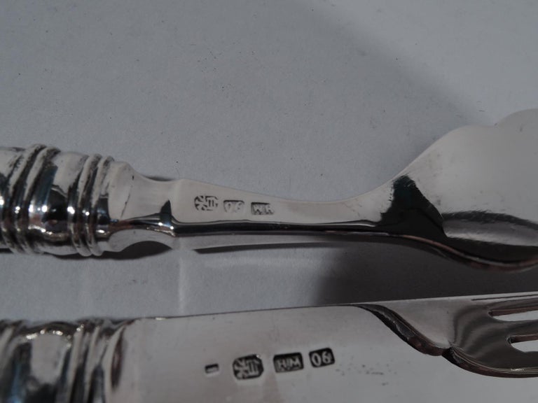 Antique Chinese Silver Place Setting with Exotic Scenes For Sale at 1stDibs